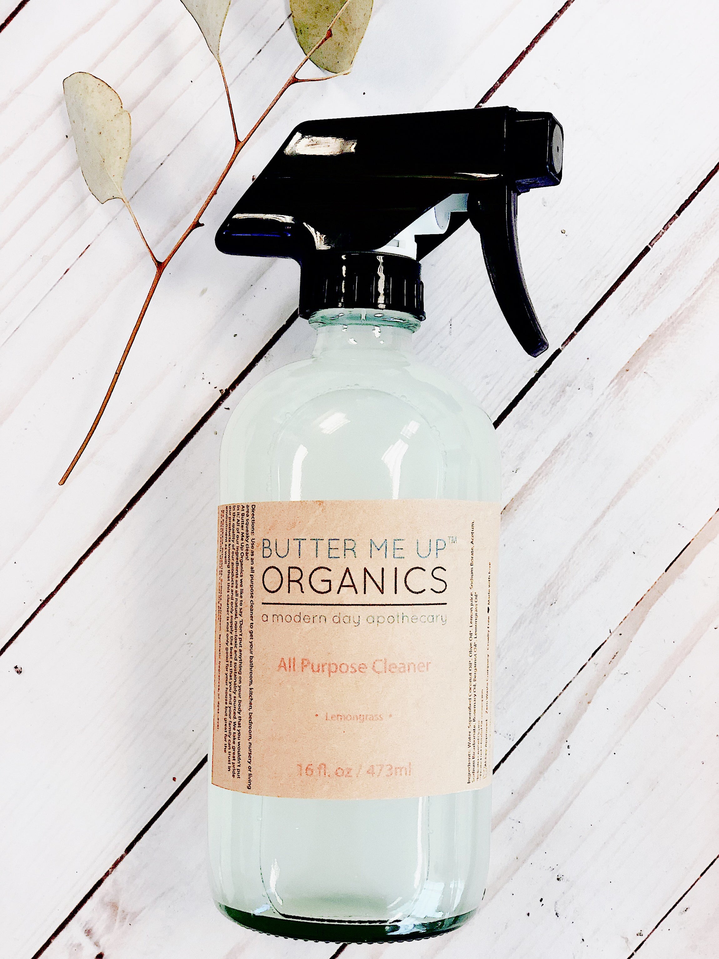 Natural All Purpose Cleaner Organic — Butter Me Up Organics