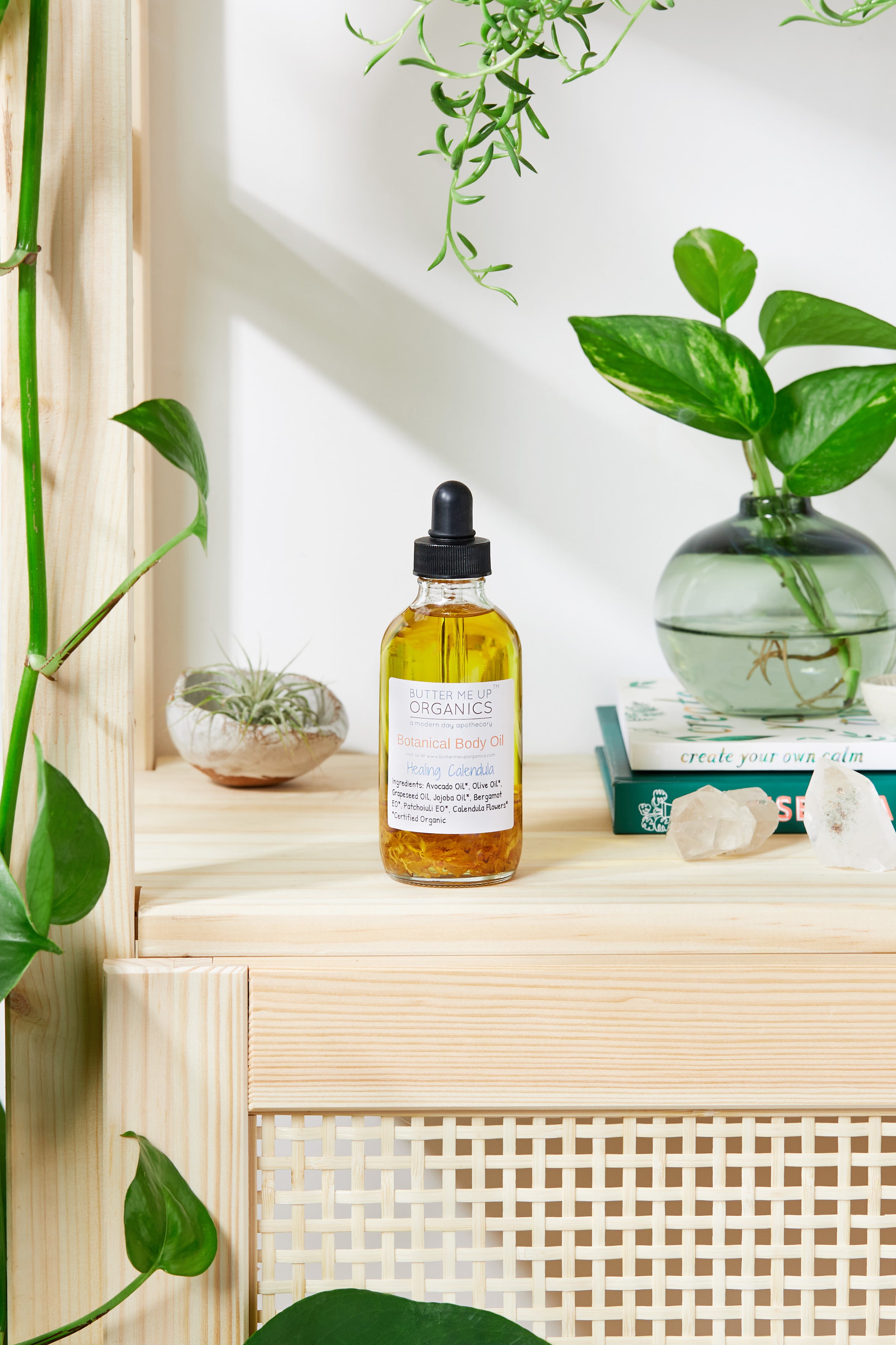 Botanical Body Oil -BOTANICAL COLLECTION - Organic Body Lotion Moistur ...