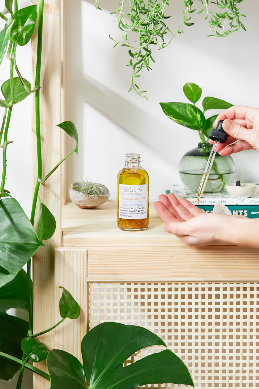 Botanical Body Oil -BOTANICAL COLLECTION - Organic Body Lotion Moistur ...