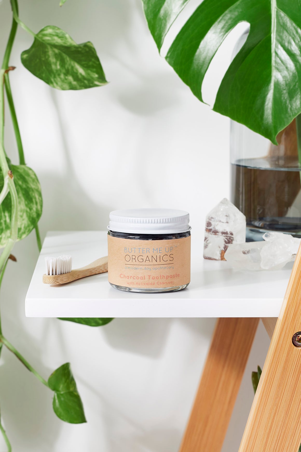 Organic Activated Charcoal Toothpaste / Whitening Toothpaste / Organic ...