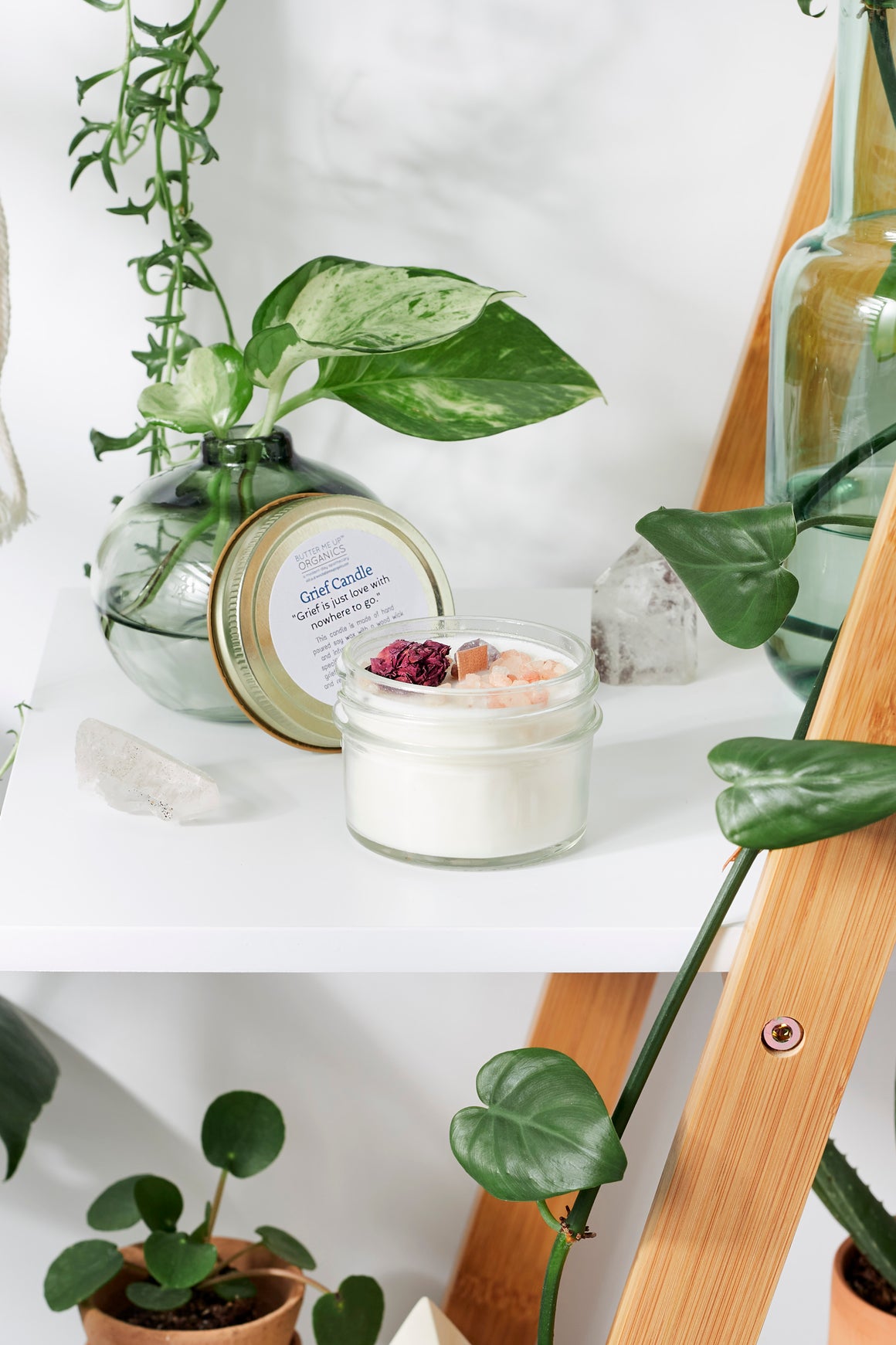Grief Candle / Intention Candle / Essential Oil Candle / Soy Wax Candl ...