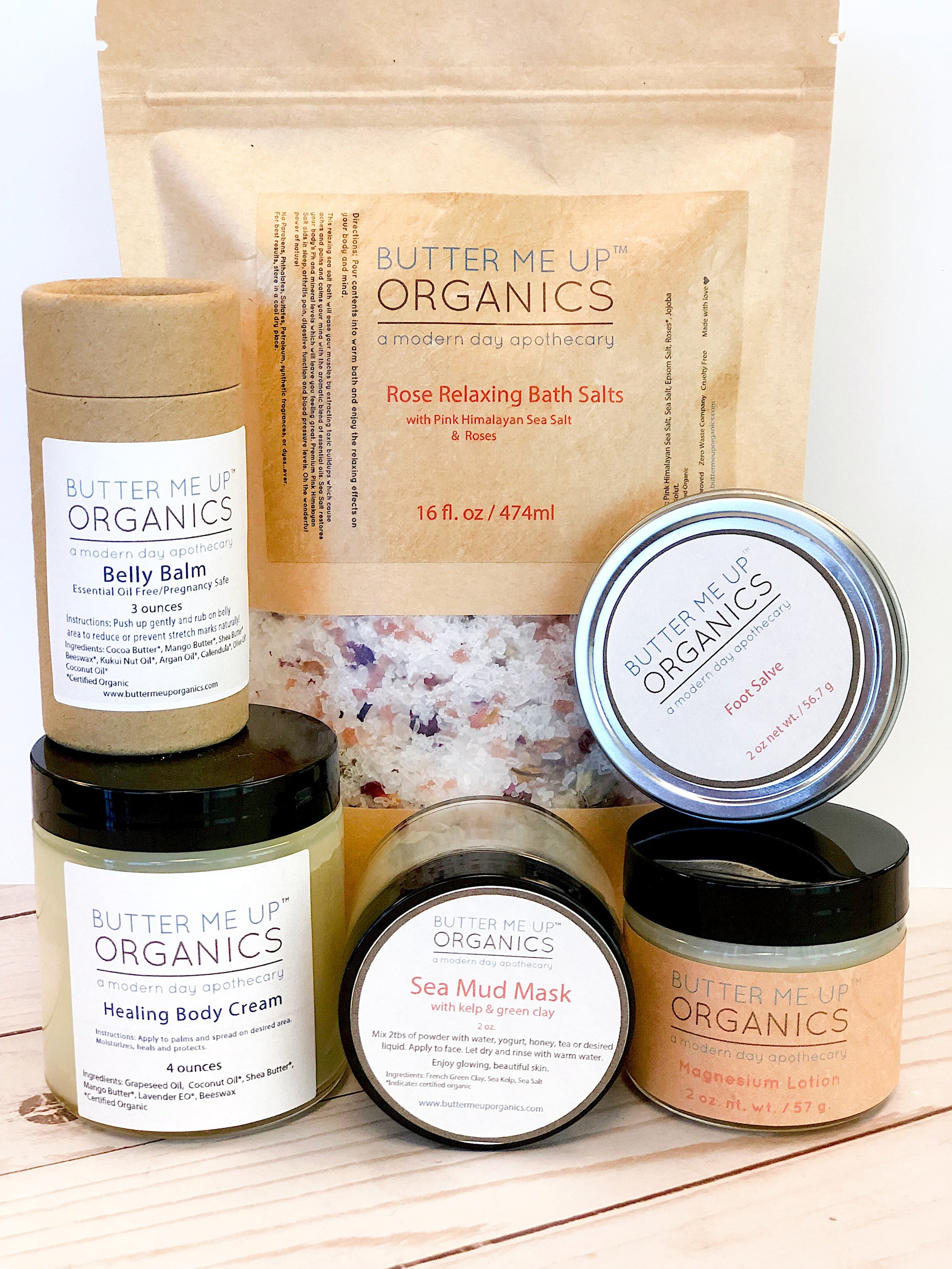 Expectant Mother Comfort Kit / Pregnancy Gift Set — Butter Me Up Organics