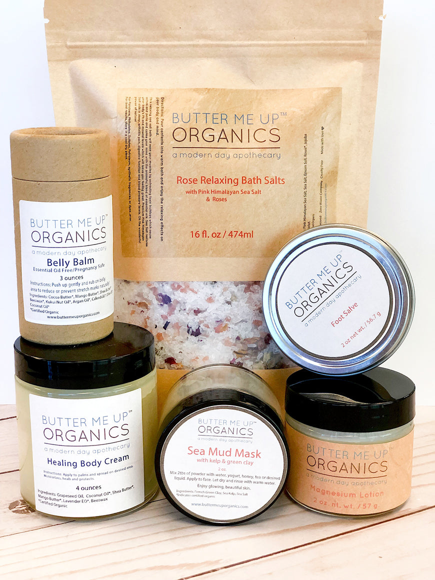 Expectant Mother Comfort Kit / Pregnancy Gift Set — Butter Me Up Organics