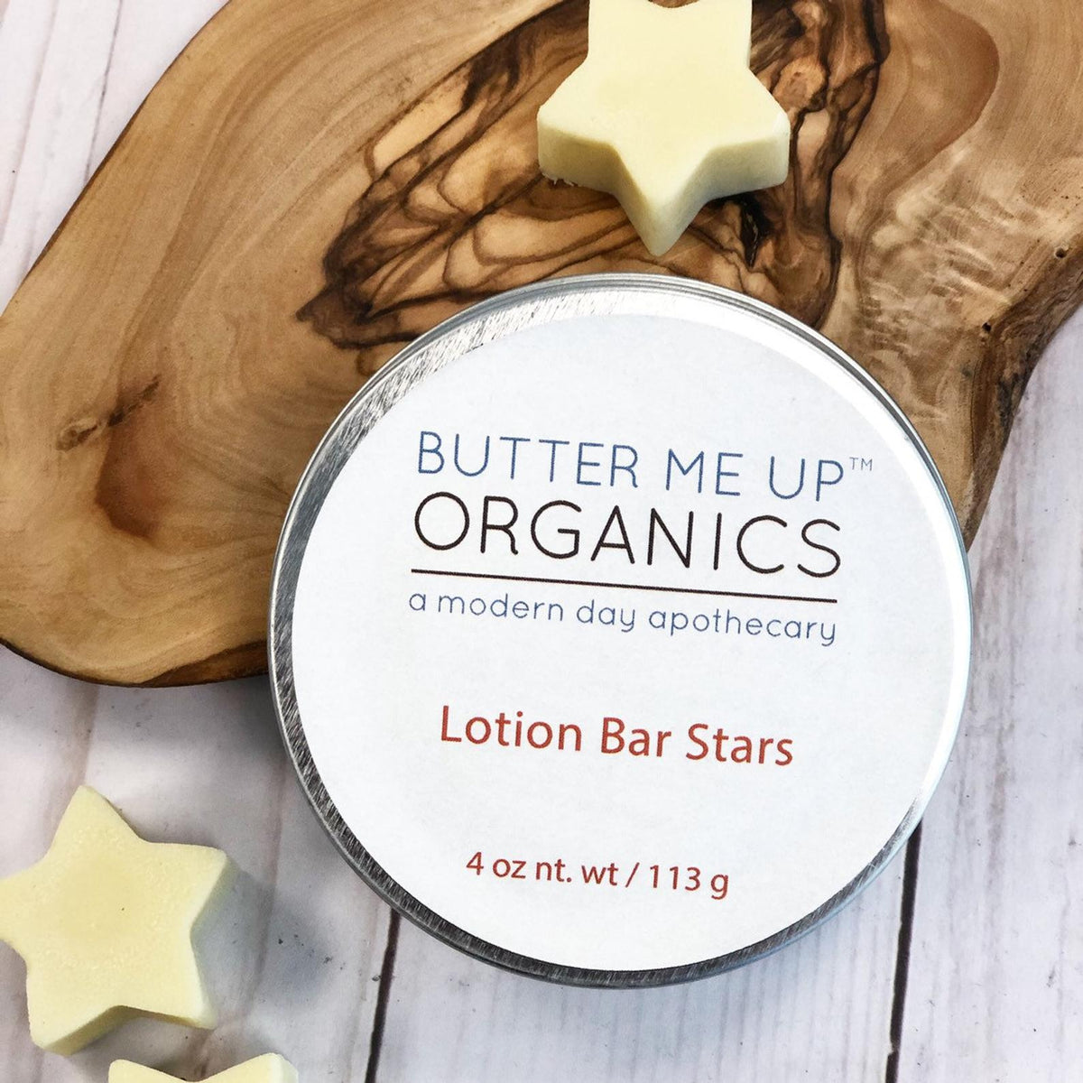 Set of 8 mini organic lotion bar hearts — Butter Me Up Organics
