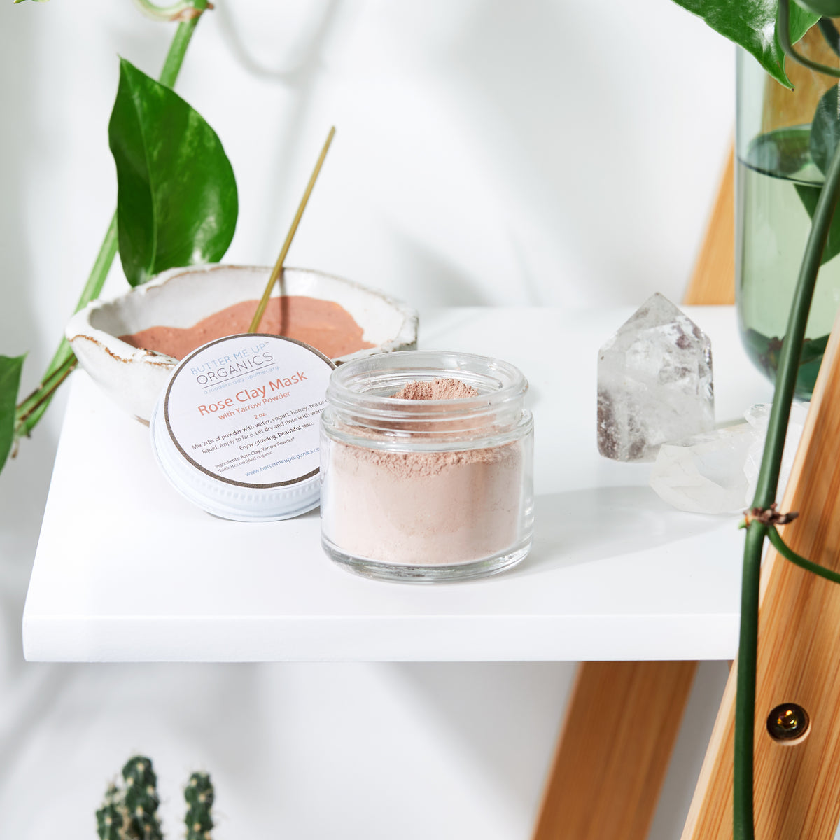Rose Clay Face Mask — Butter Me Up Organics