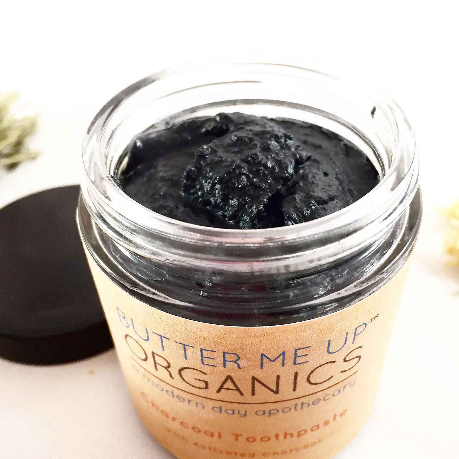 Organic Activated Charcoal Toothpaste / Whitening Toothpaste / Organic ...