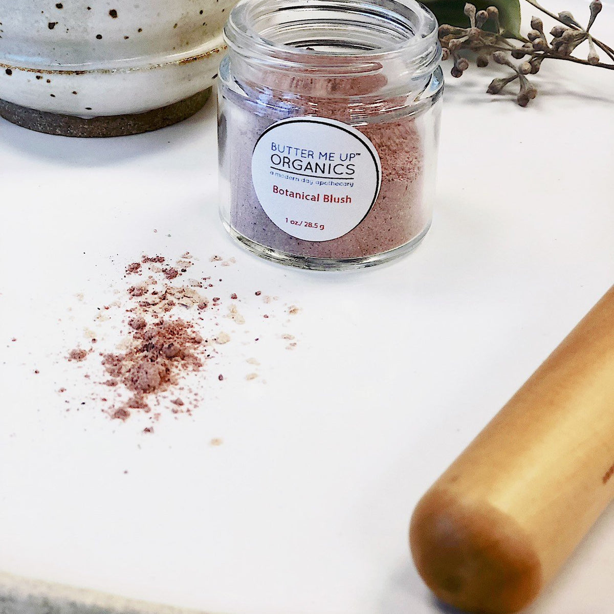 Organic Botanical Blush / Natural Blush / Titanium Dioxide FREE / Chem ...
