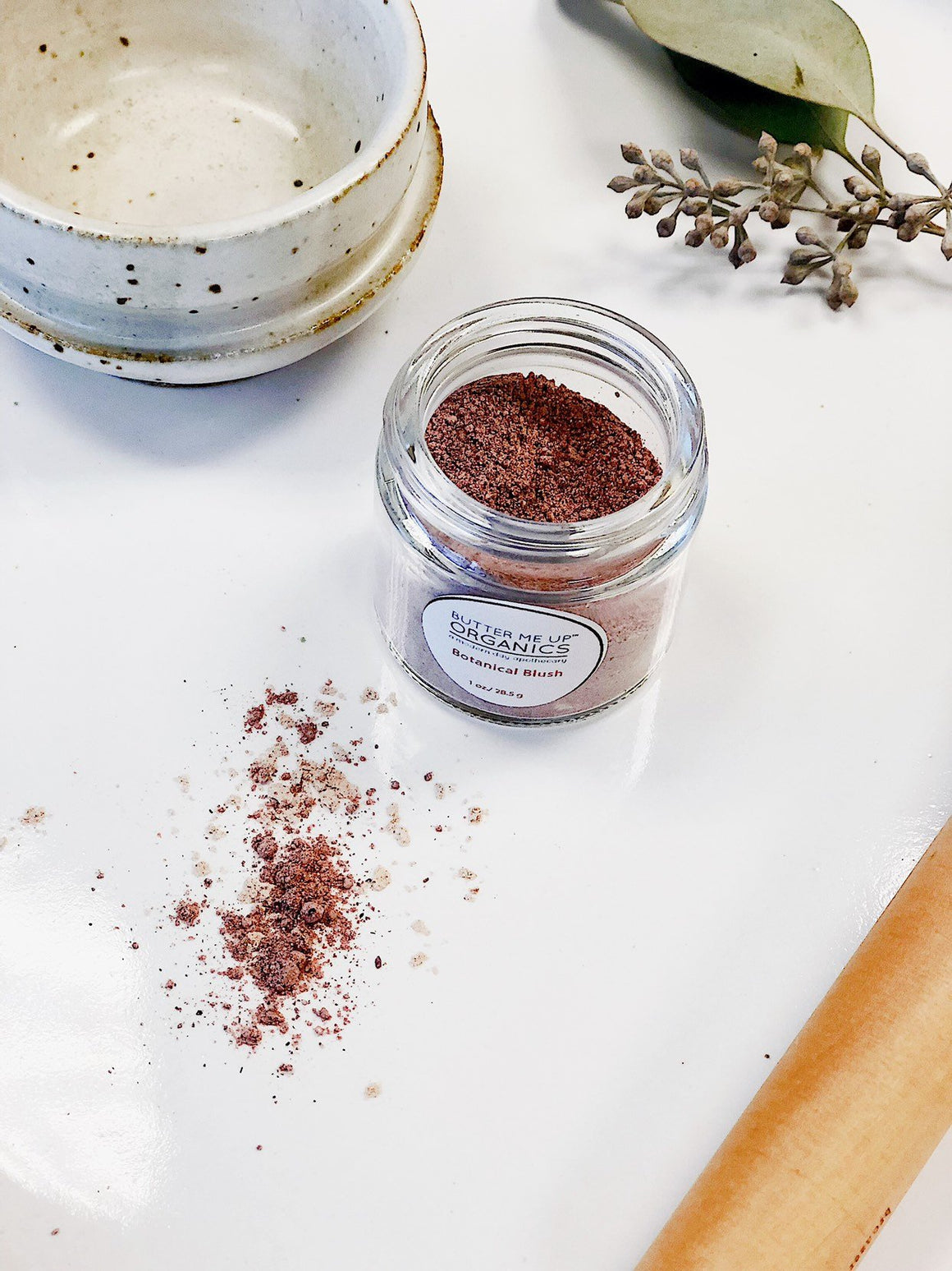 Organic Botanical Blush / Natural Blush / Titanium Dioxide FREE / Chem ...