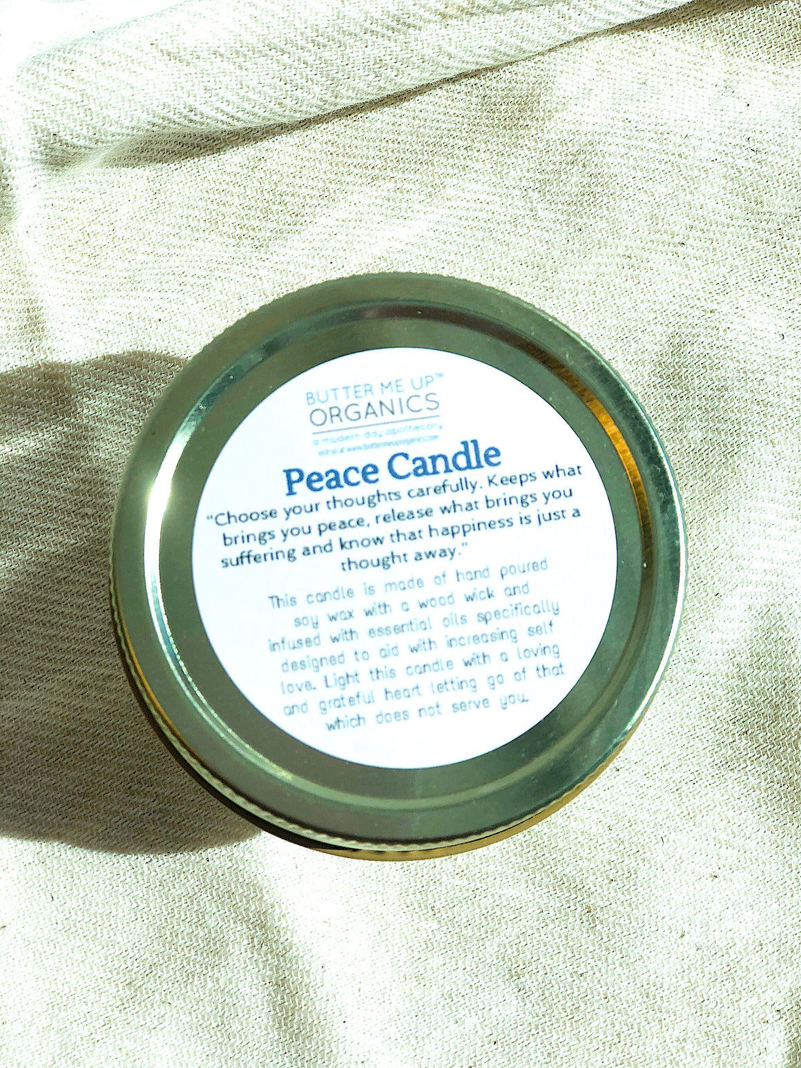 Peace Candle / Serenity Candle / Intention Candle / Ritual Candle / Cr ...