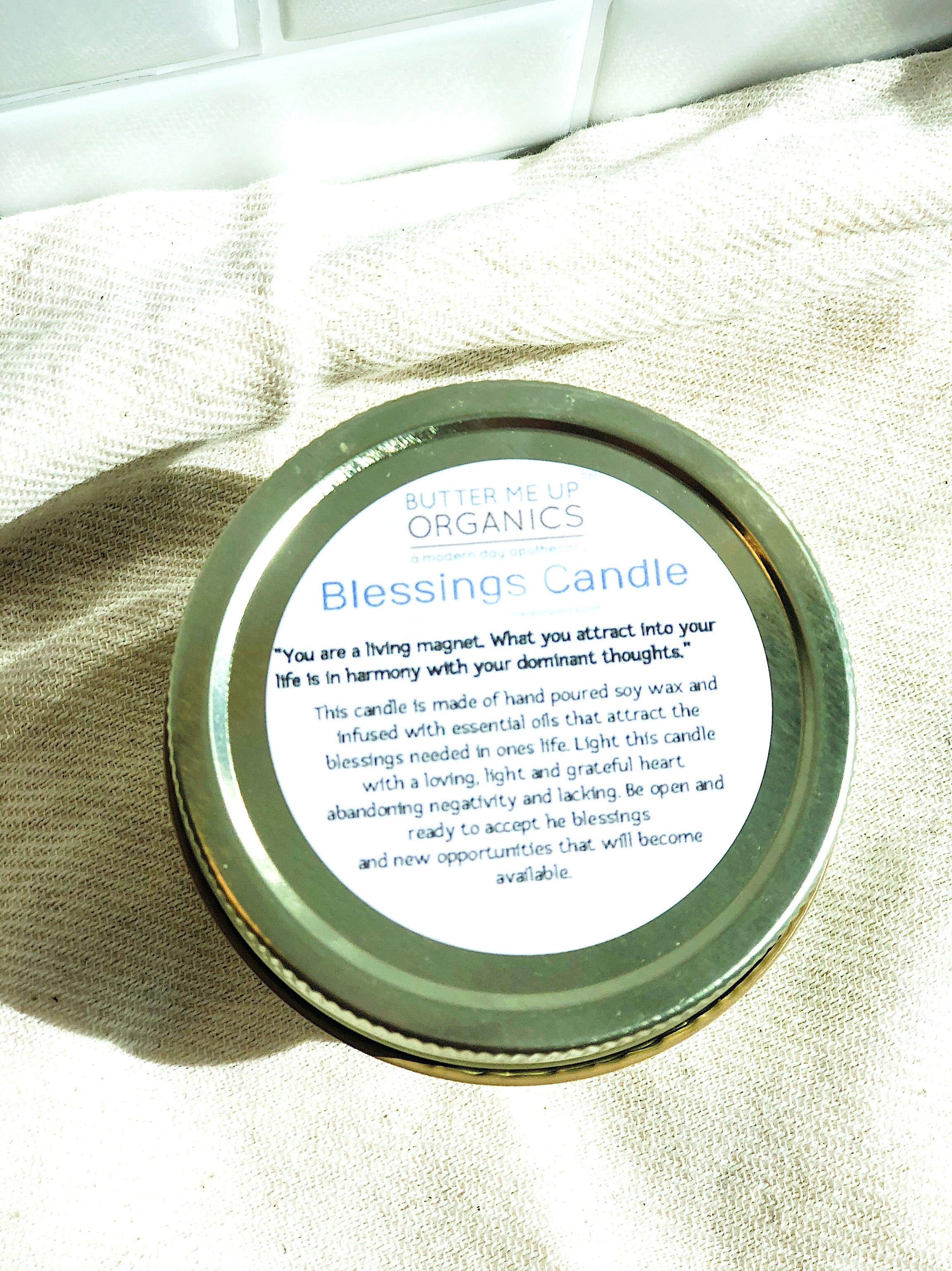 Blessings Candle / Intention Candle / Good Luck / Soy Handpoured Candl ...